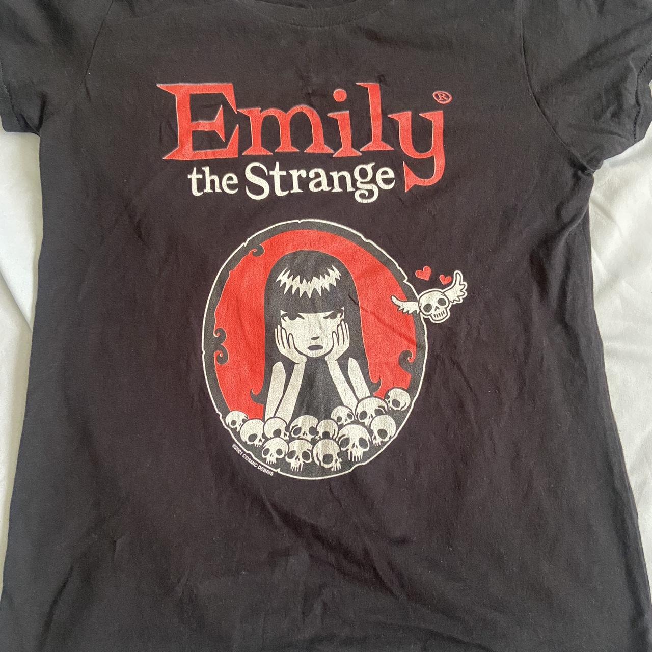 emily the strange tee #emilythestrange #emo... - Depop