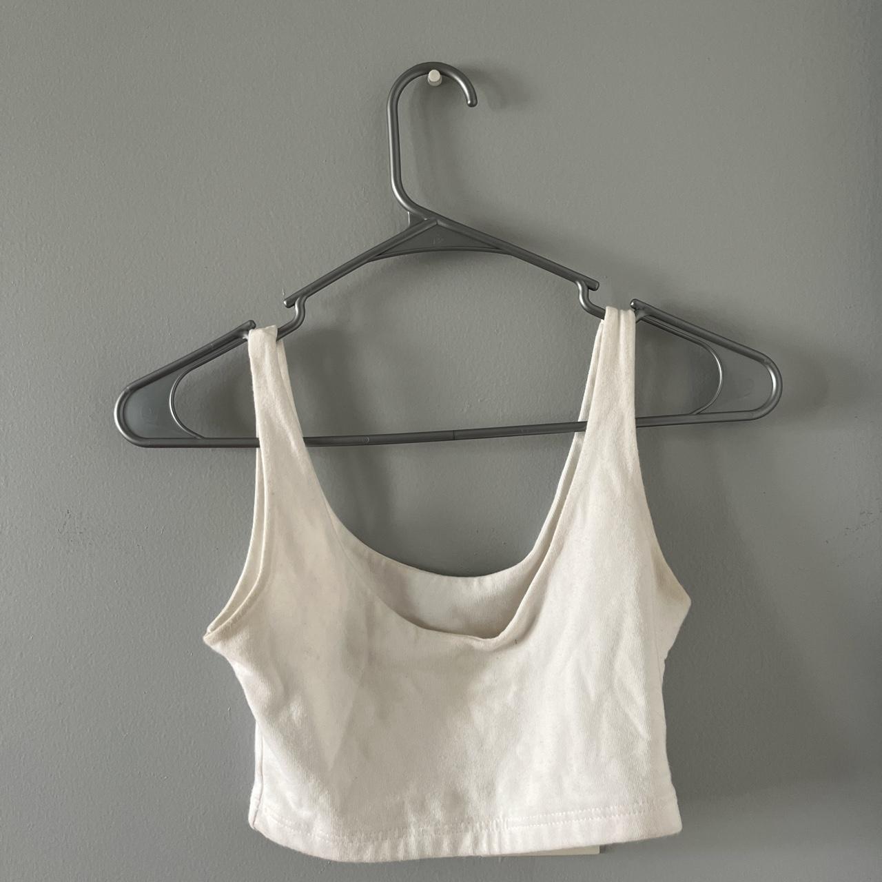 Brandy Melville White Lydia Tank No flaws. From... - Depop