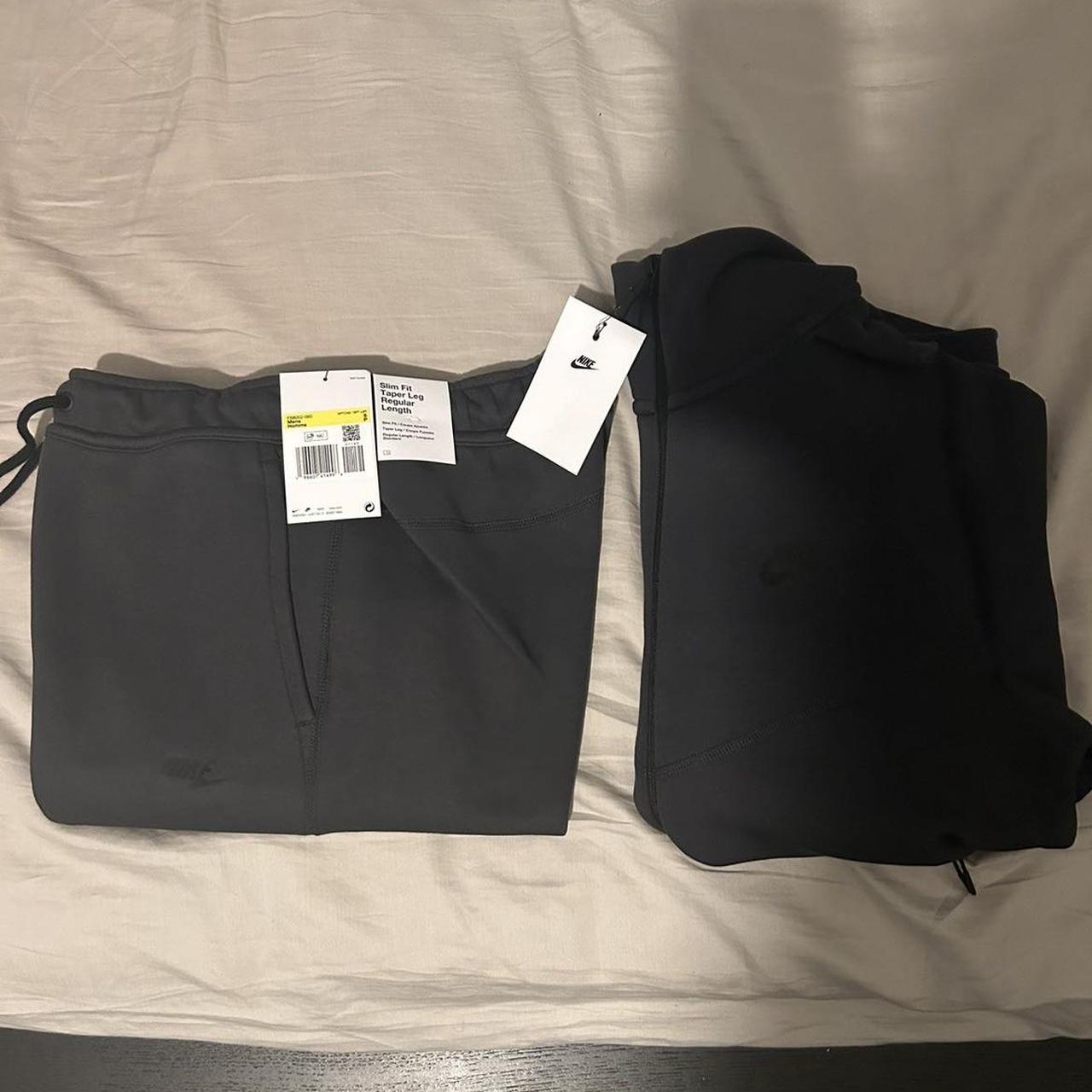 Nike Tech Anthracite Brand new Top+Bottom NEED... - Depop