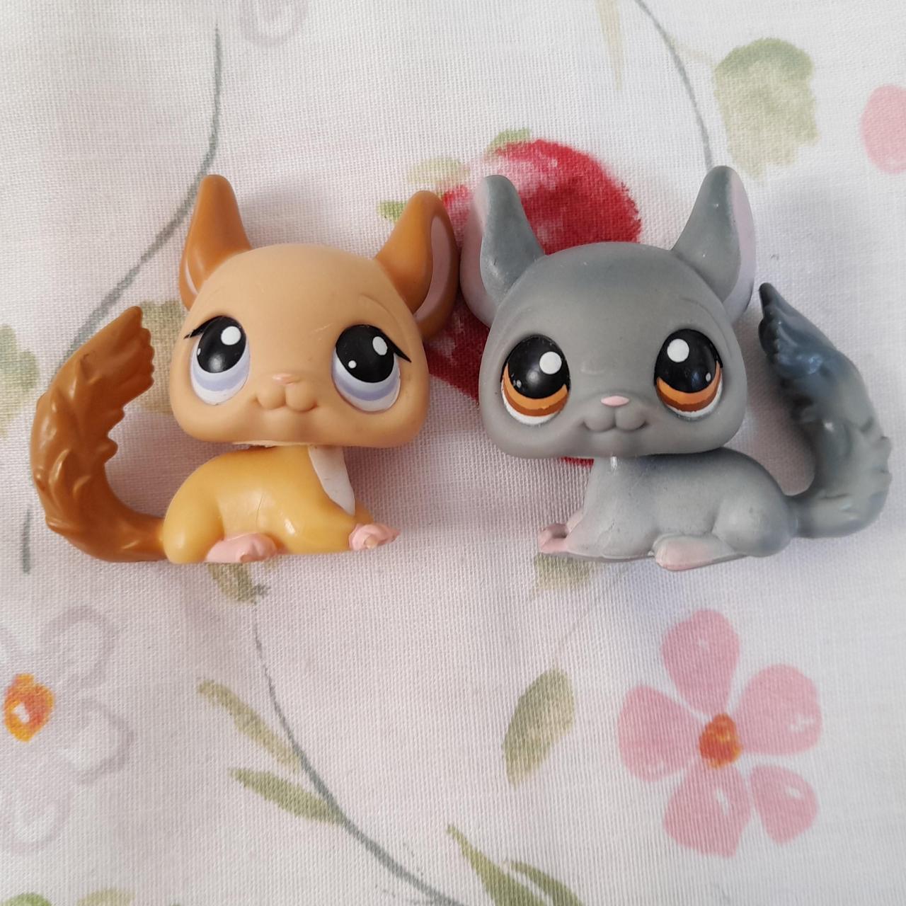 Littlest pet shop chinchilla bundle with 2 pets both... - Depop