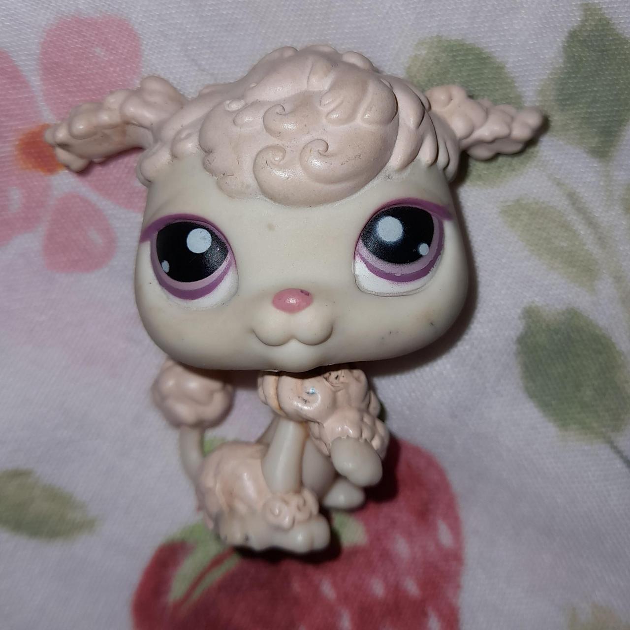 Littlest pet shop poodle dog in fair condition marks... - Depop