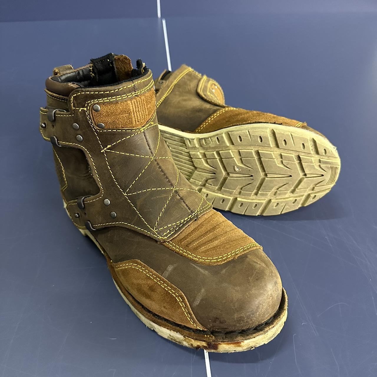 Icon Motorcycle boots. | Depop