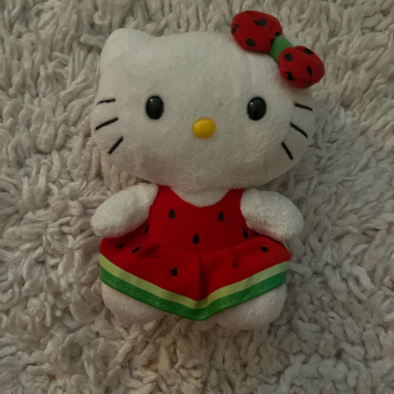 Hellokitty watermelon ty plushie - Depop