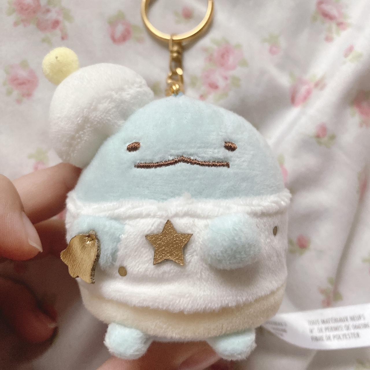 Cute Sumikko gurashi christmas Tokage plush keychain... - Depop