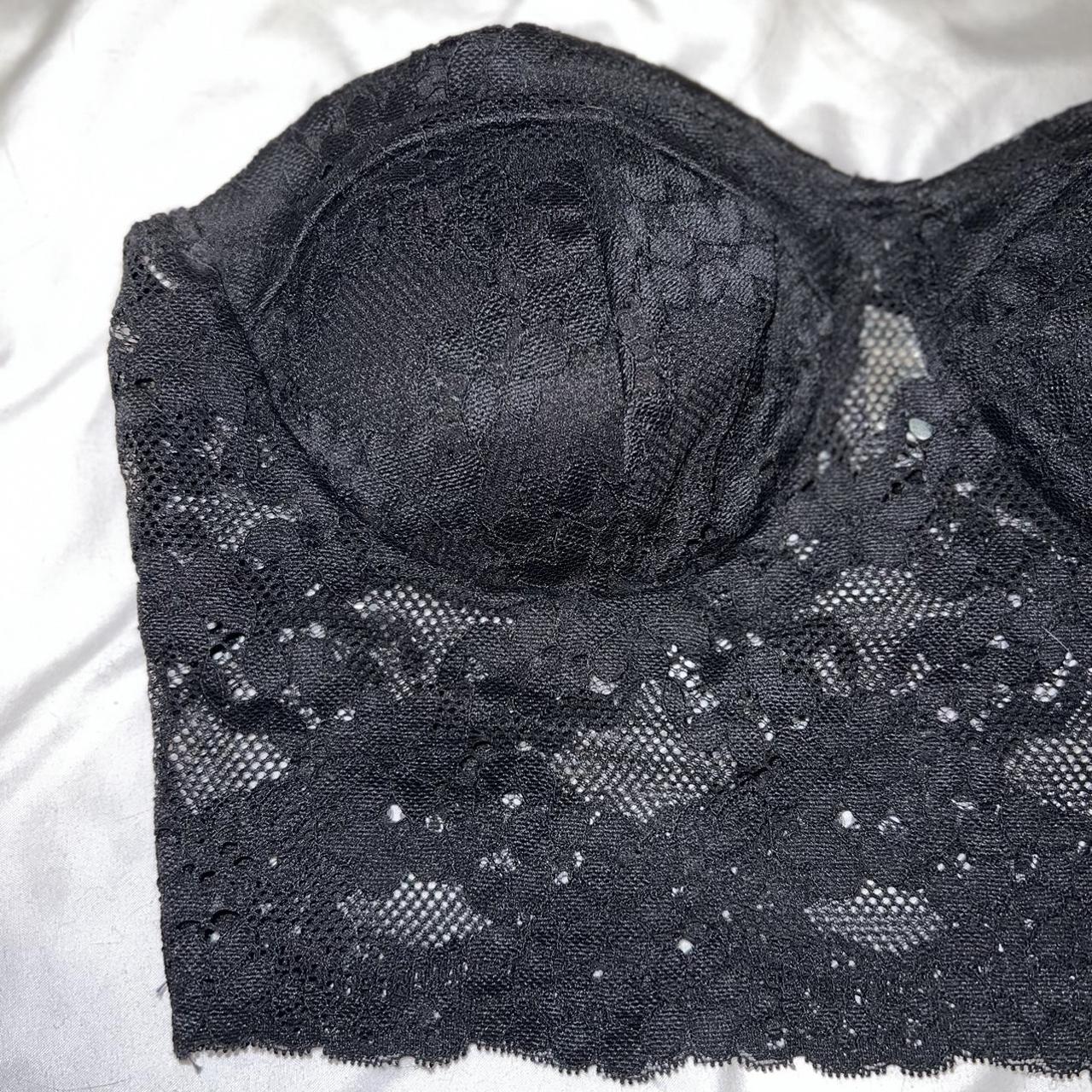 Black lace corset #corset #lingerie - Depop