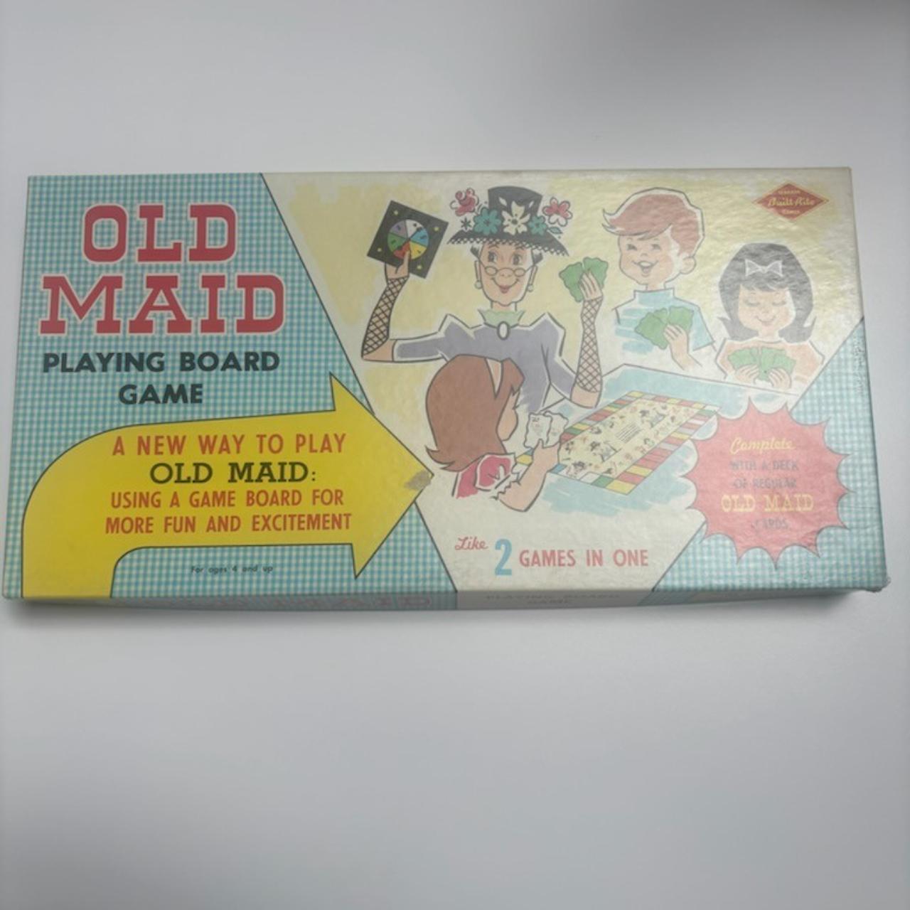 The 1950's Old maid board game by Warren Built Rite... | Depop