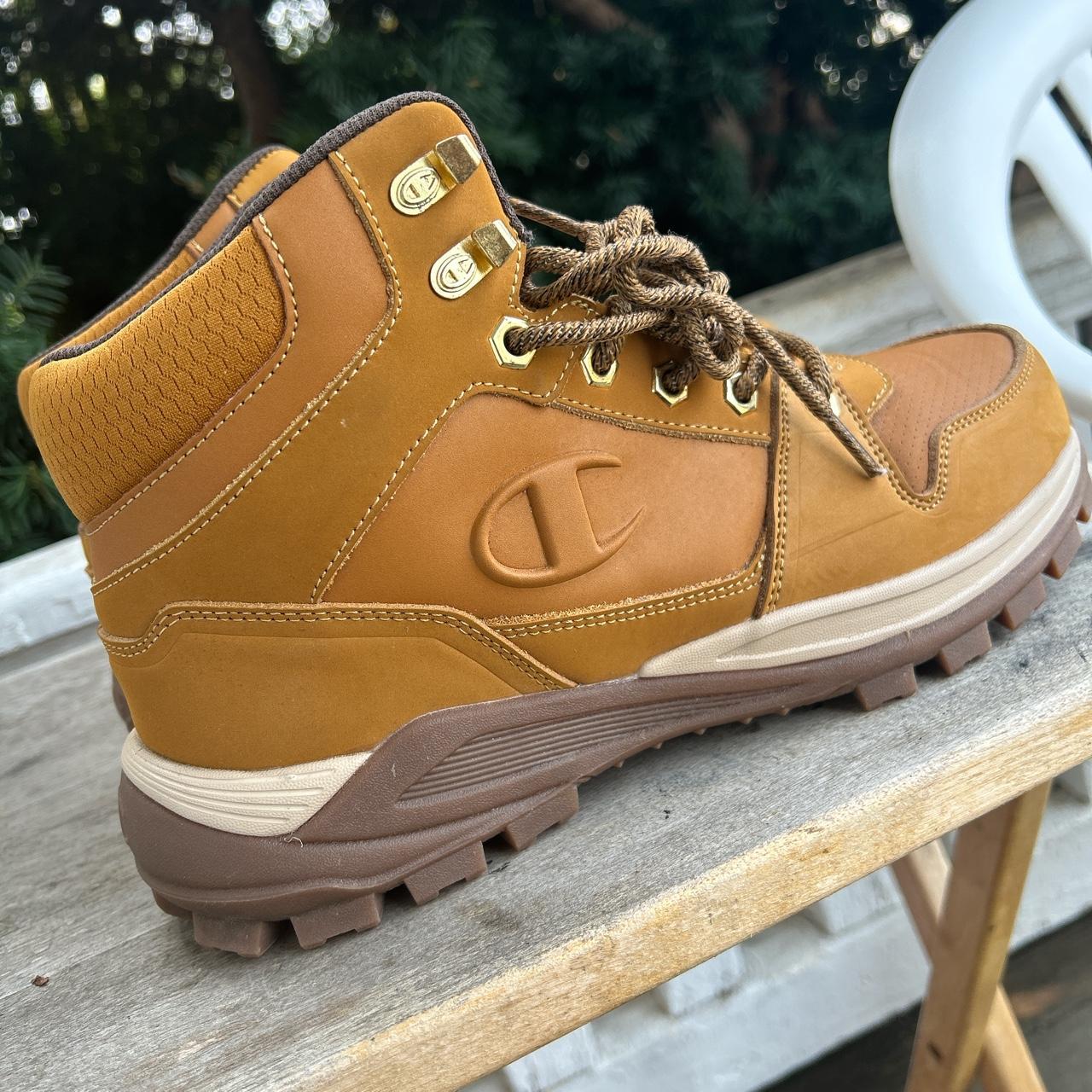 Champion boots Barely worn #champion #boots... - Depop