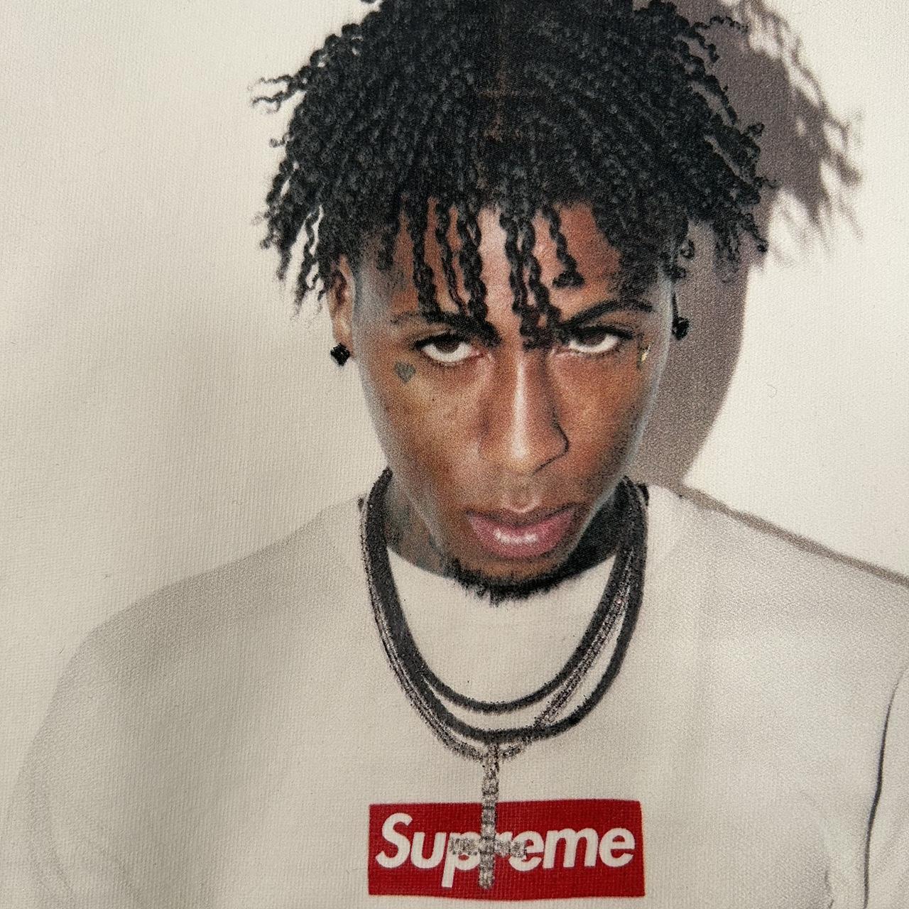 Supreme NBA Youngboy tee - white. Brand new never... - Depop