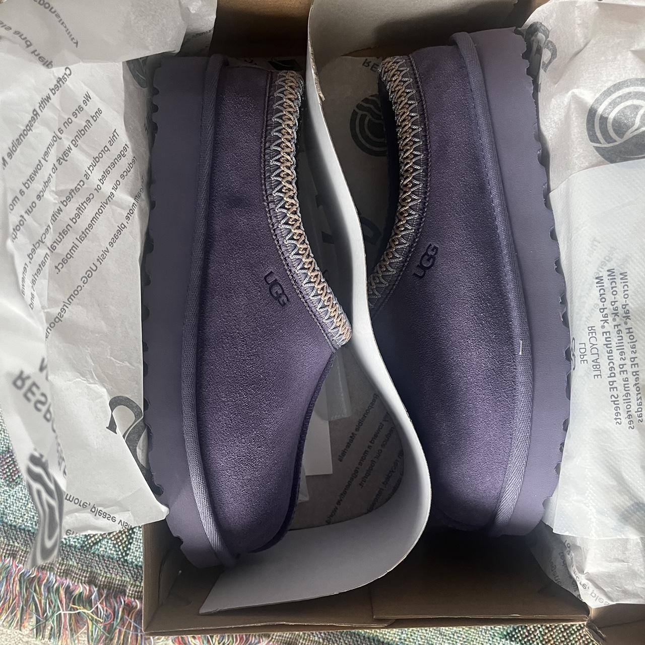 Purple UGG tasmans, straight from the box- BRAND... - Depop