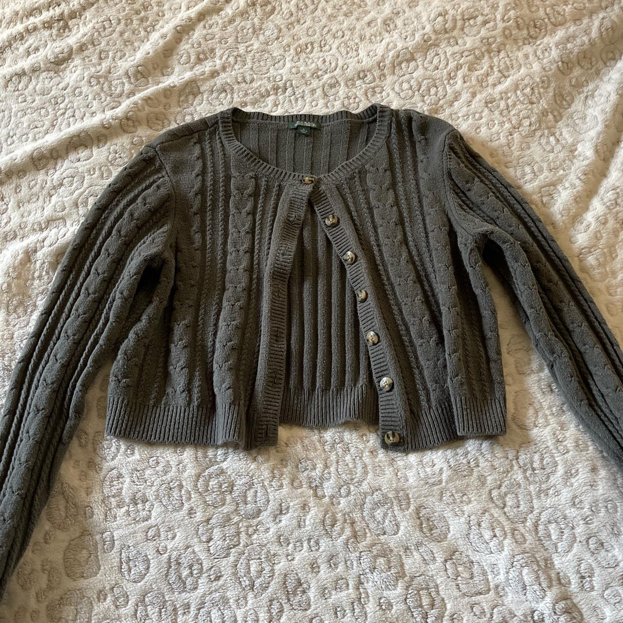 Deep green wild fable knit cardigan sweater perfect... - Depop