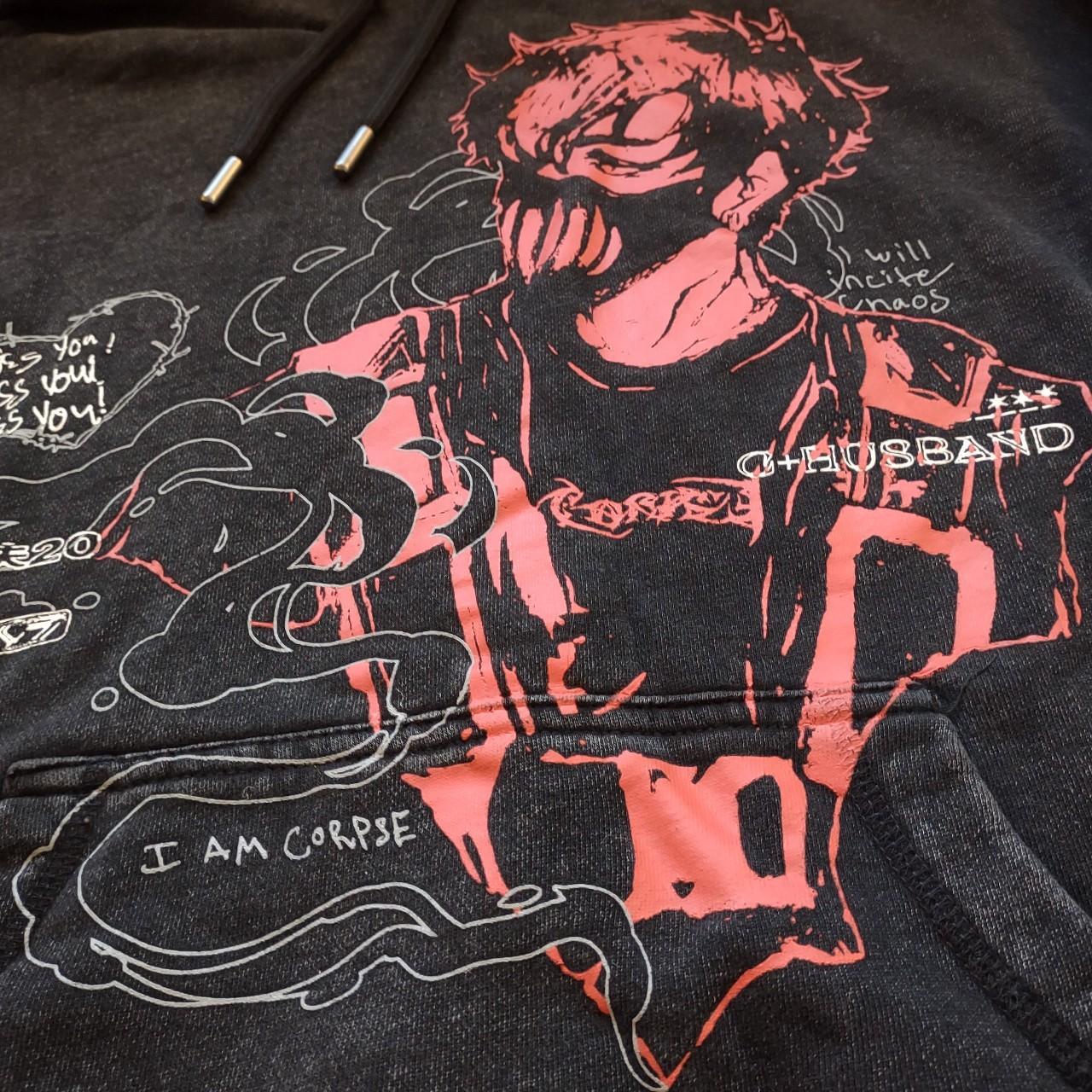 Corpse Husband Hoodie 🖤 official authentic merch 🖤... - Depop