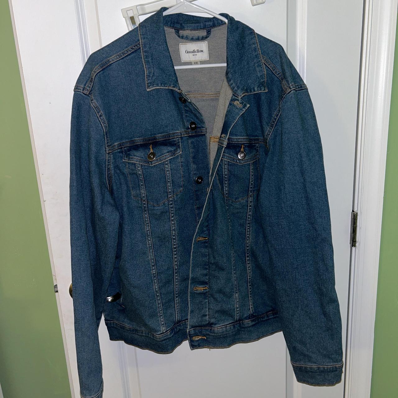 Target Jean jacket Worn once - Depop