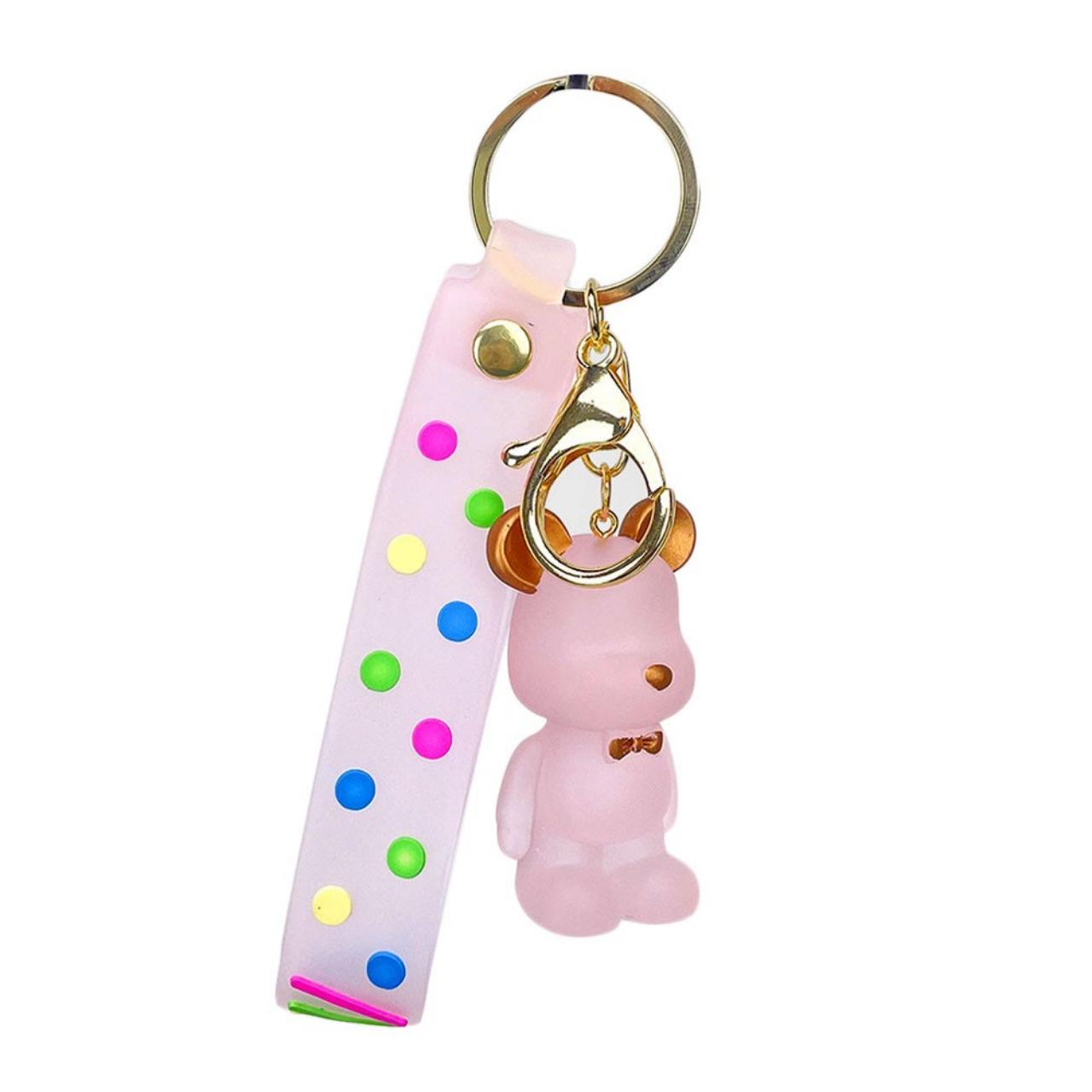 🐻🐻🐻SWEET PINK GUMMY BEAR KEY CHAIN🐻🐻🐻 Biggest... - Depop