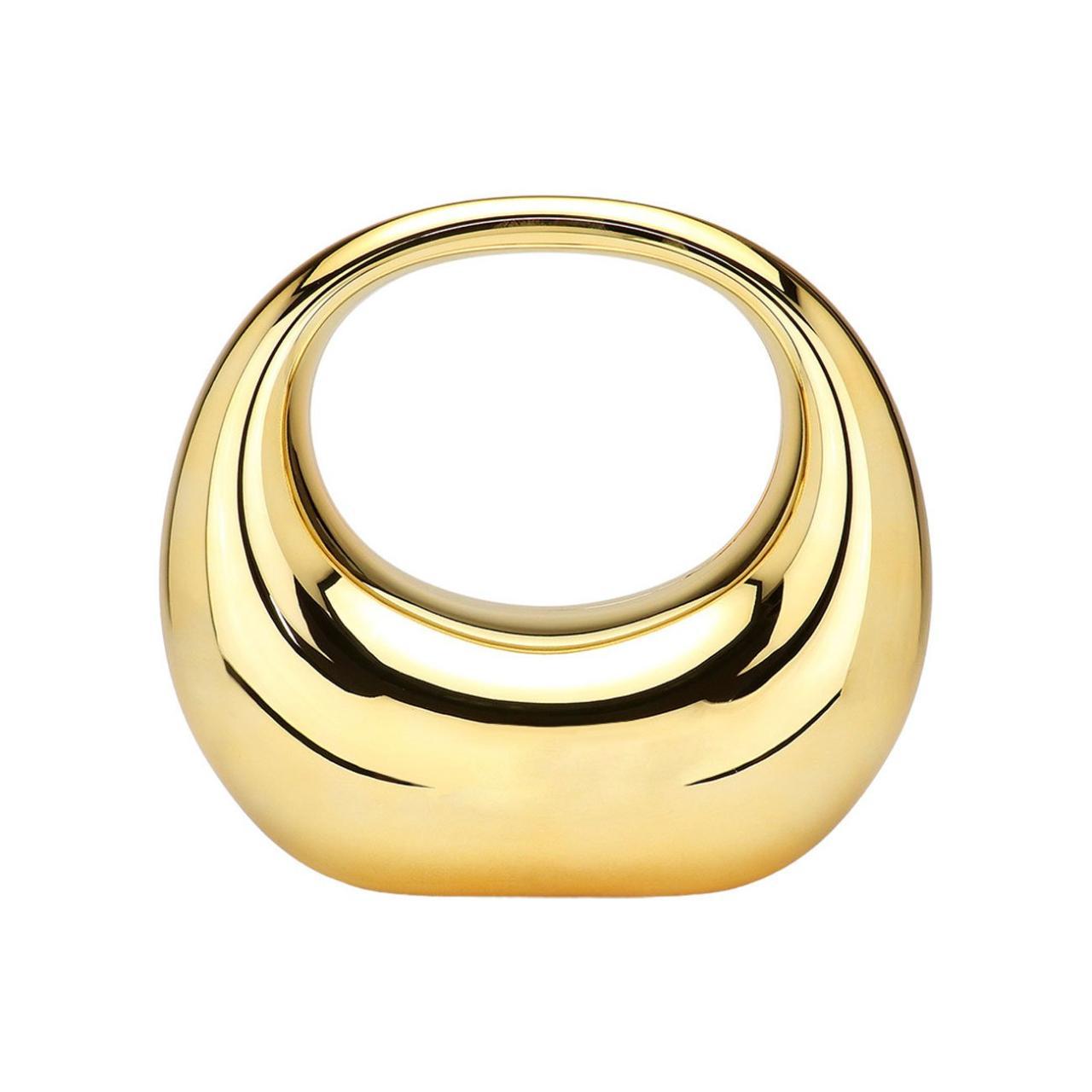 💛🌙 💛GORGEOUS GOLD MOON SHAPE BAG💛🌙 💛 Be whimsical... - Depop