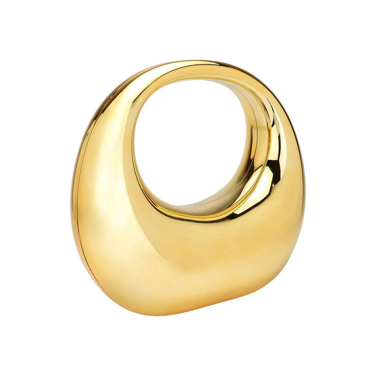 💛🌙 💛GORGEOUS GOLD MOON SHAPE BAG💛🌙 💛 Be whimsical... - Depop