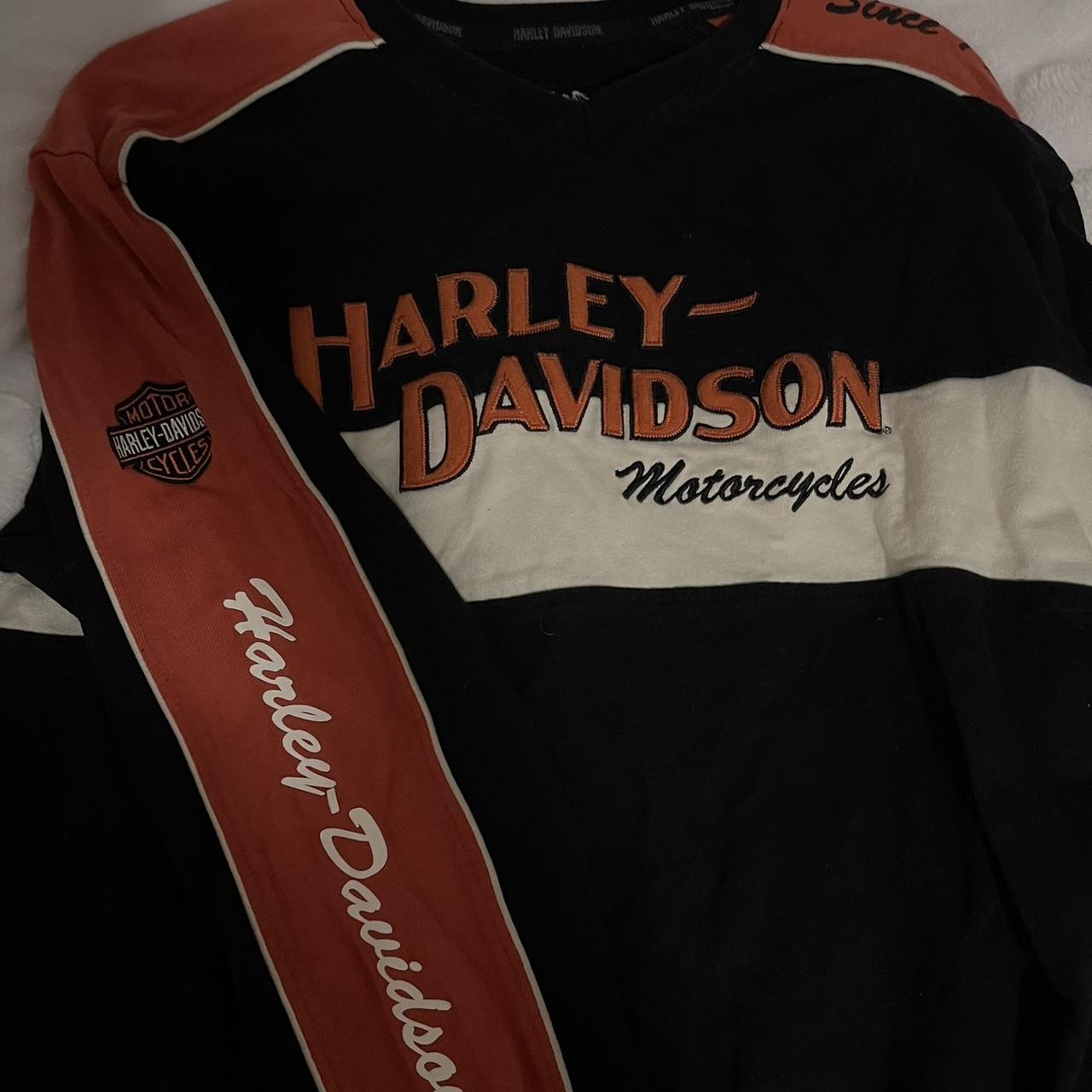 Harley Davidson Long sleeve crew neck M/L - Depop
