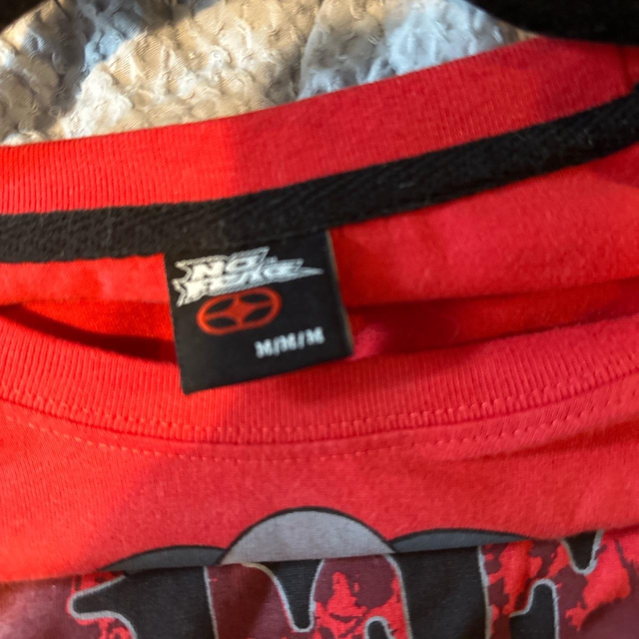 NO FEAR T SHIRT super cool print on the front Size... - Depop