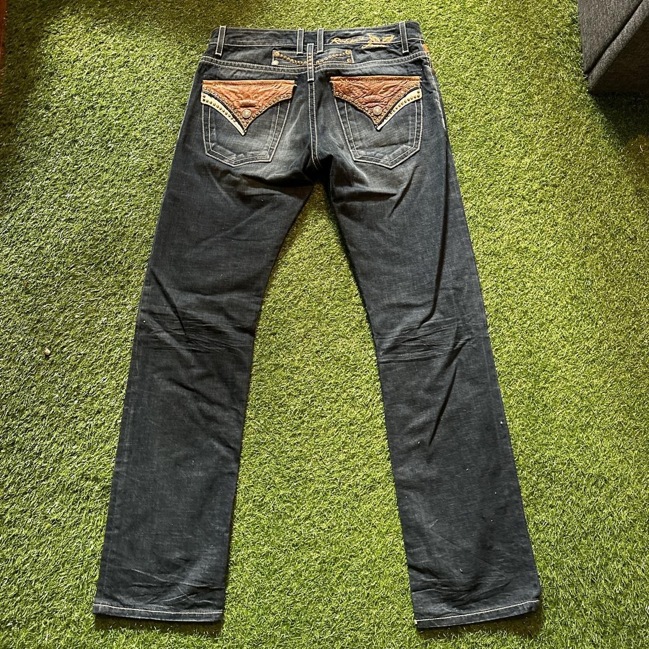 VINTAGE ROBINS JEANS The sparkliest pair of robins I... - Depop