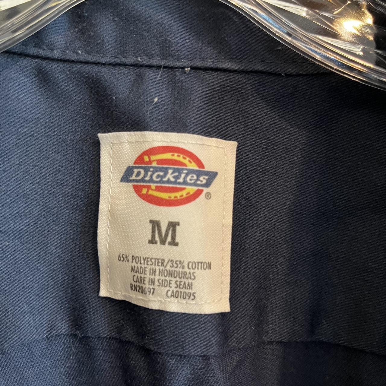 mens dickies collared work shirt, practically new... - Depop