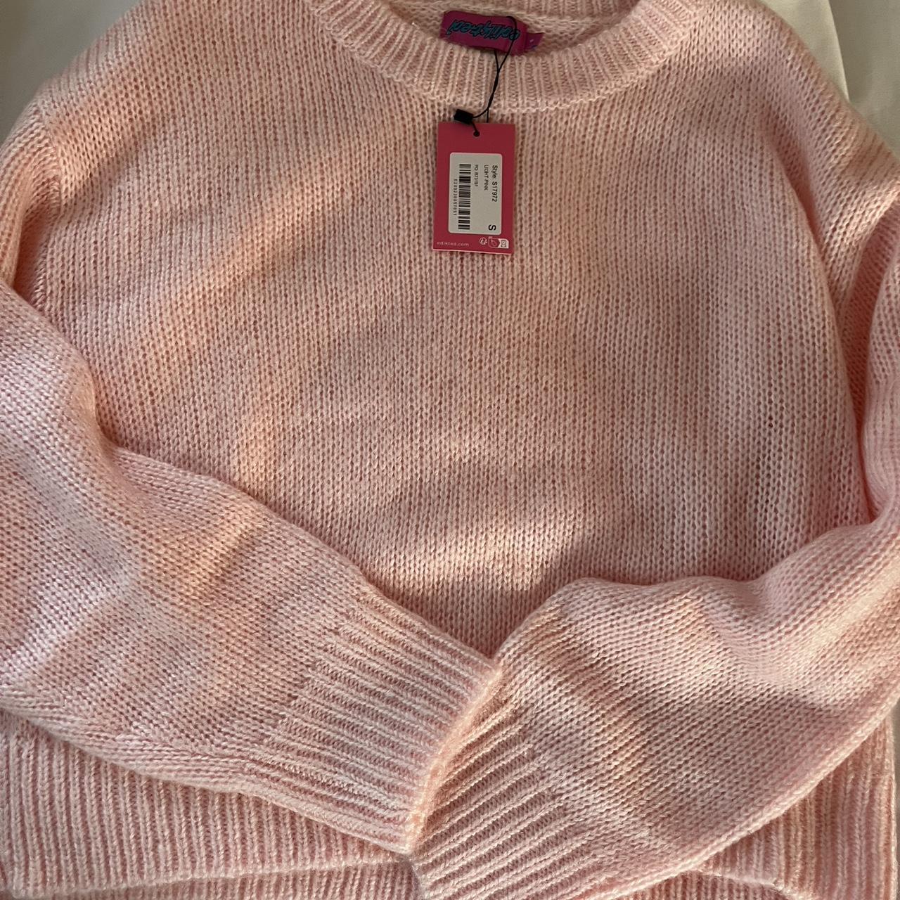 *NEVER WORN* Edikted super cute pink sweater, brand... - Depop
