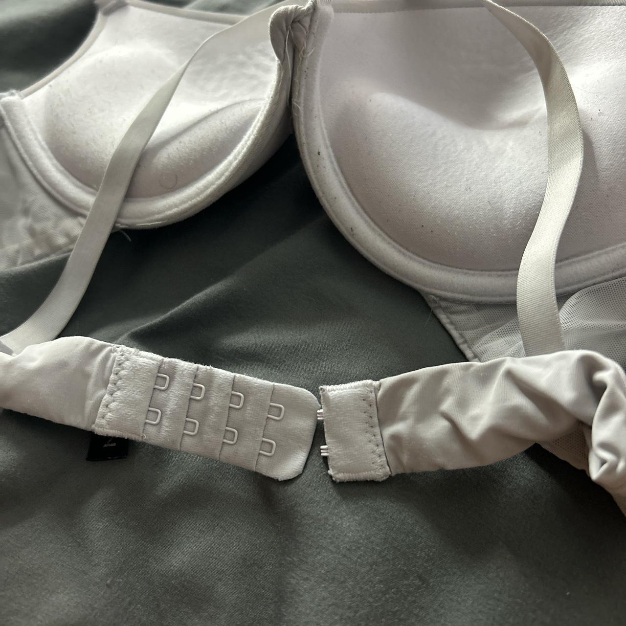 white push up bra from shein, size 75C (34C), worn a... - Depop