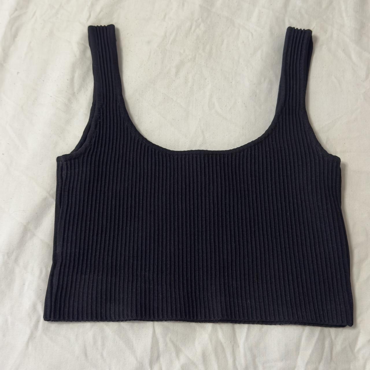 No brand Ribbed Mini tank top Really thick... - Depop