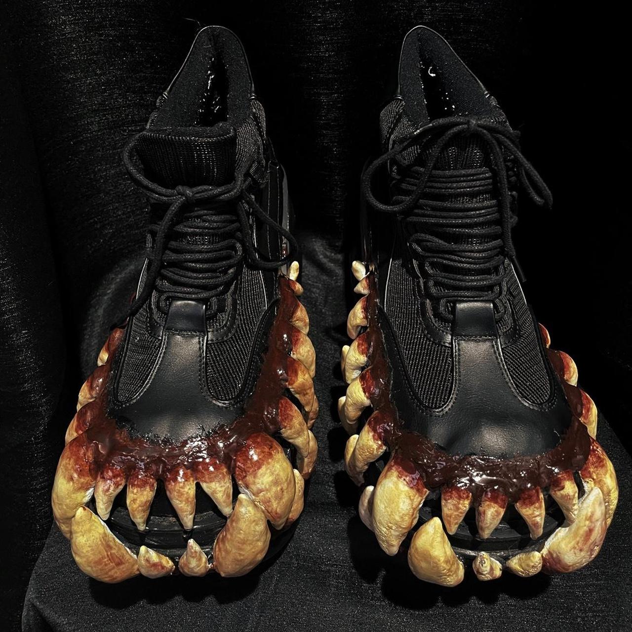 TAKING OFFERS CUSTOM demonia boxers size 11 fits big... | Depop