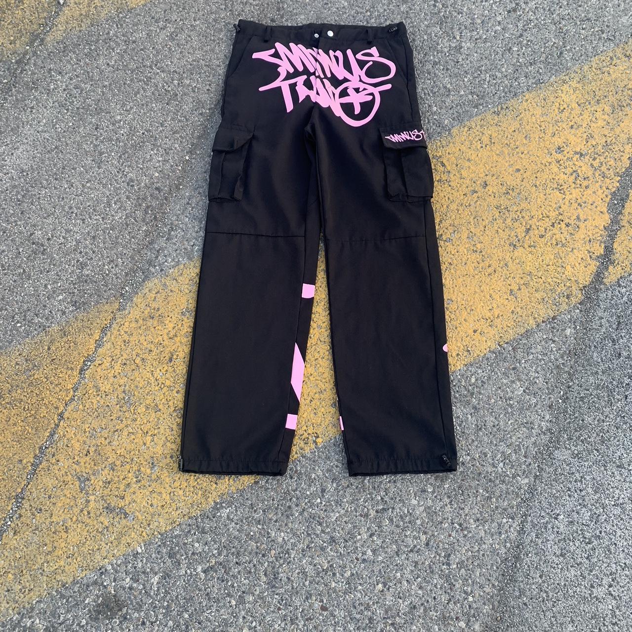 Pink Minus two cargo reps - Depop