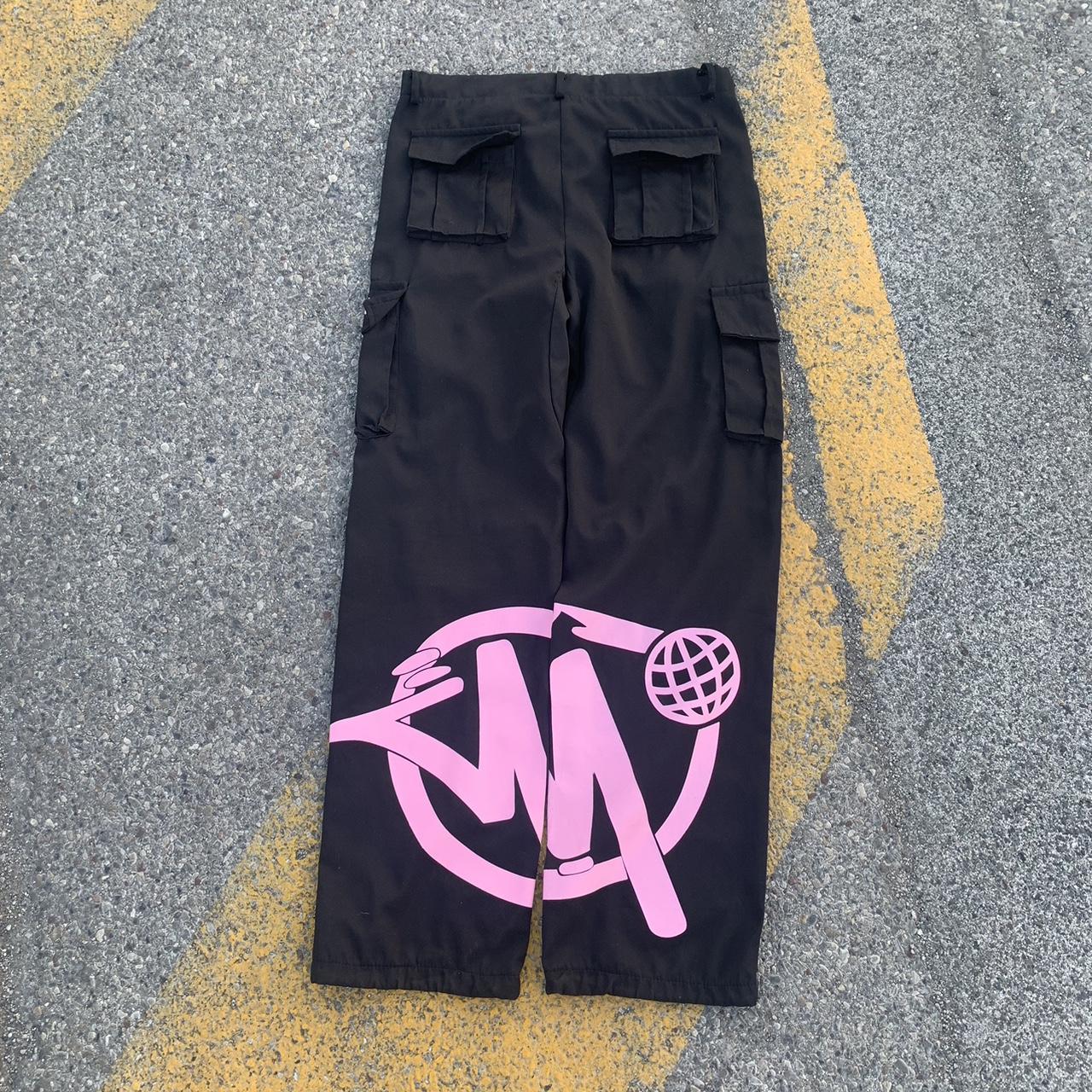 Pink Minus two cargo reps - Depop