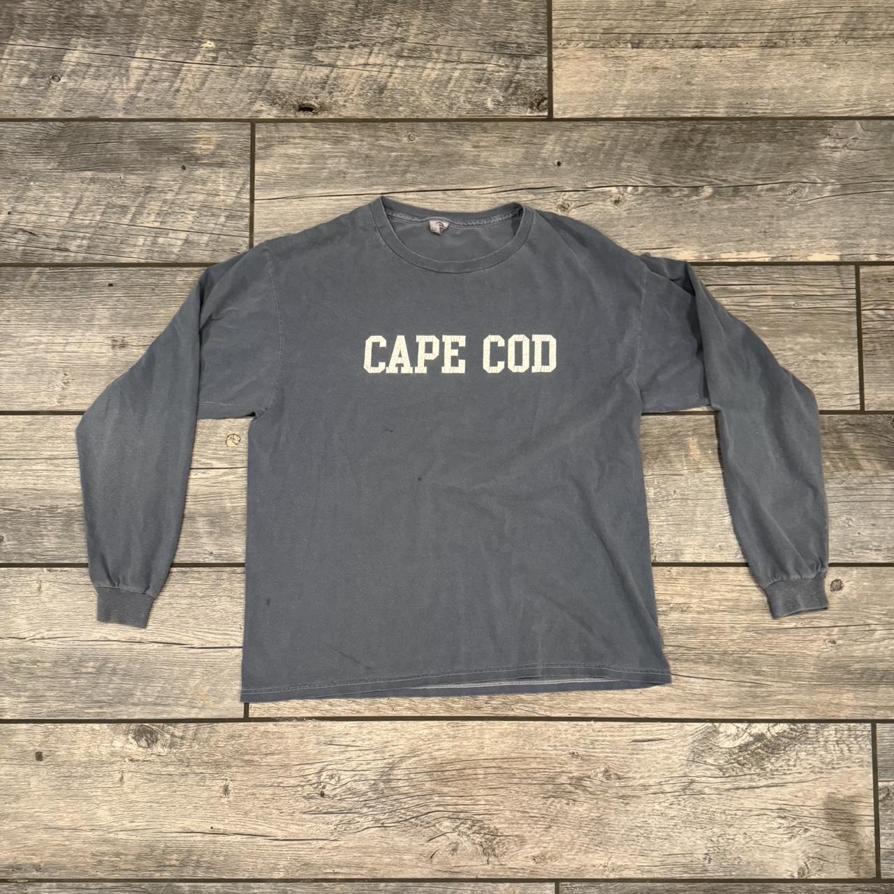 Vintage Faded Cape Cod Long Sleeve Size... - Depop