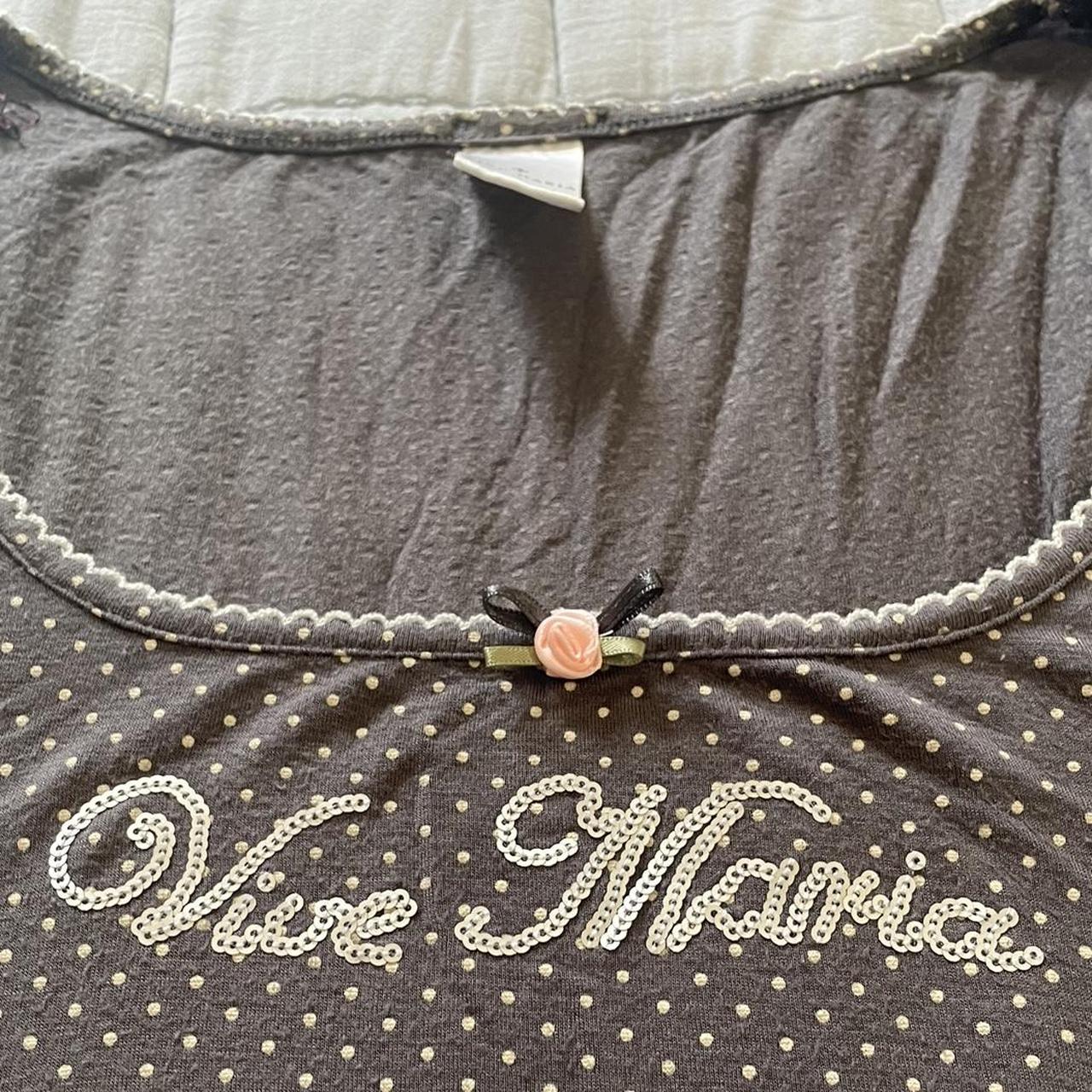 vive maria polka dot tank with lace trim, embroidery... - Depop