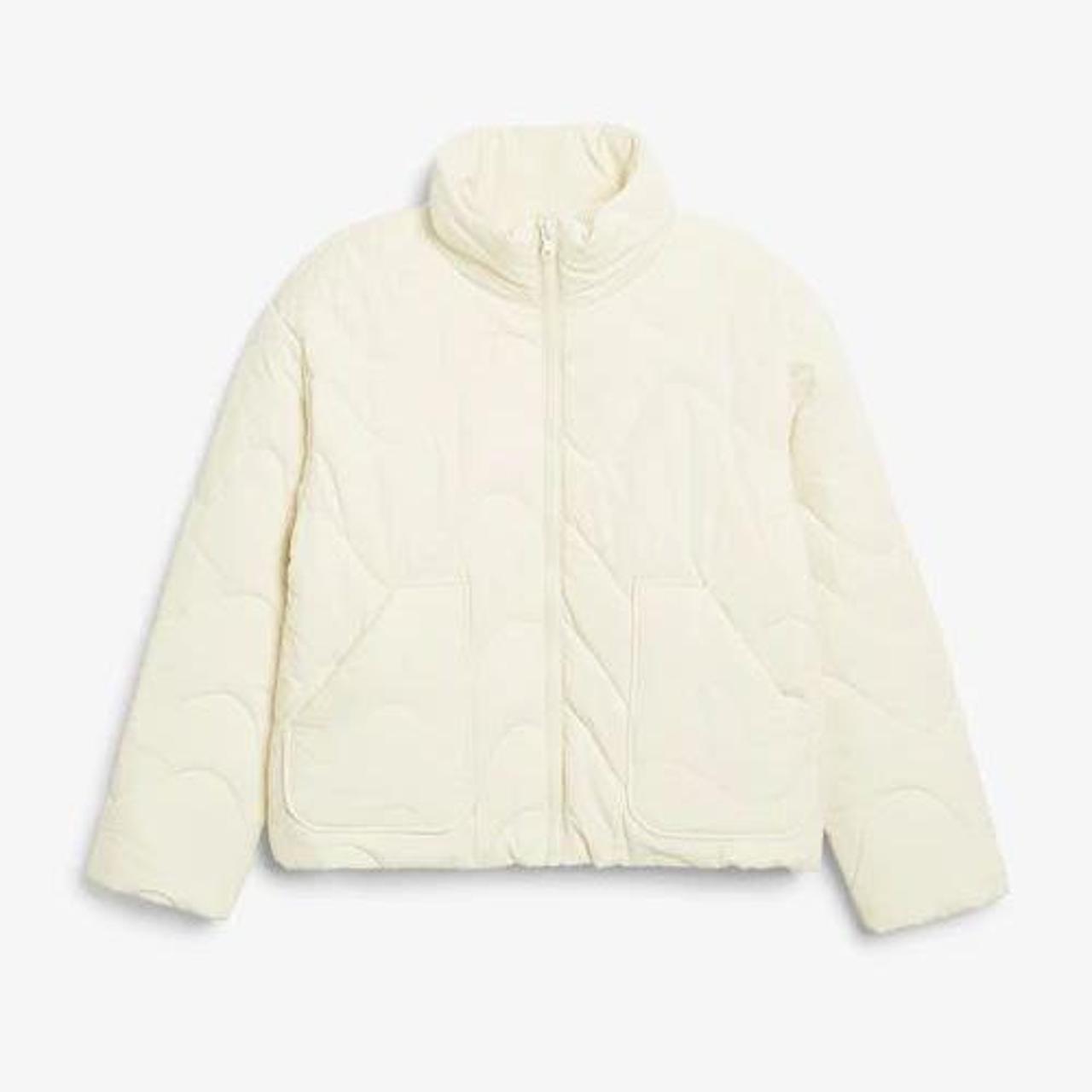 Monki High Neck Quilt Jacket Not Available on... - Depop