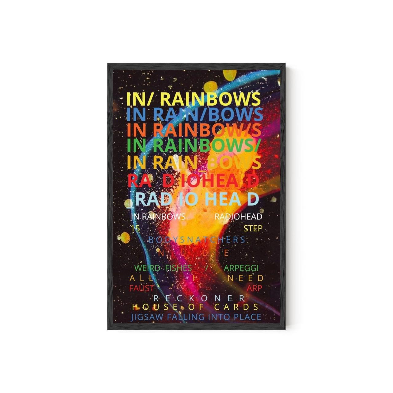 Radiohead: “In Rainbows” Album Poster 11x17 (FRAME... | Depop