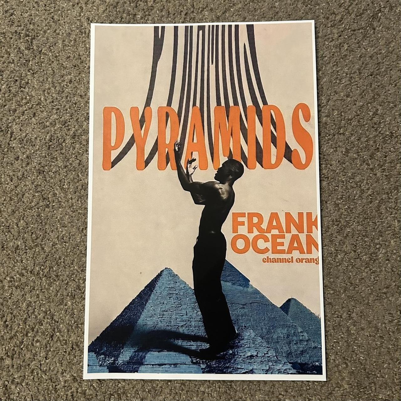 Frank Ocean: “Pyramids” Song Poster 11x17 (FRAME... | Depop