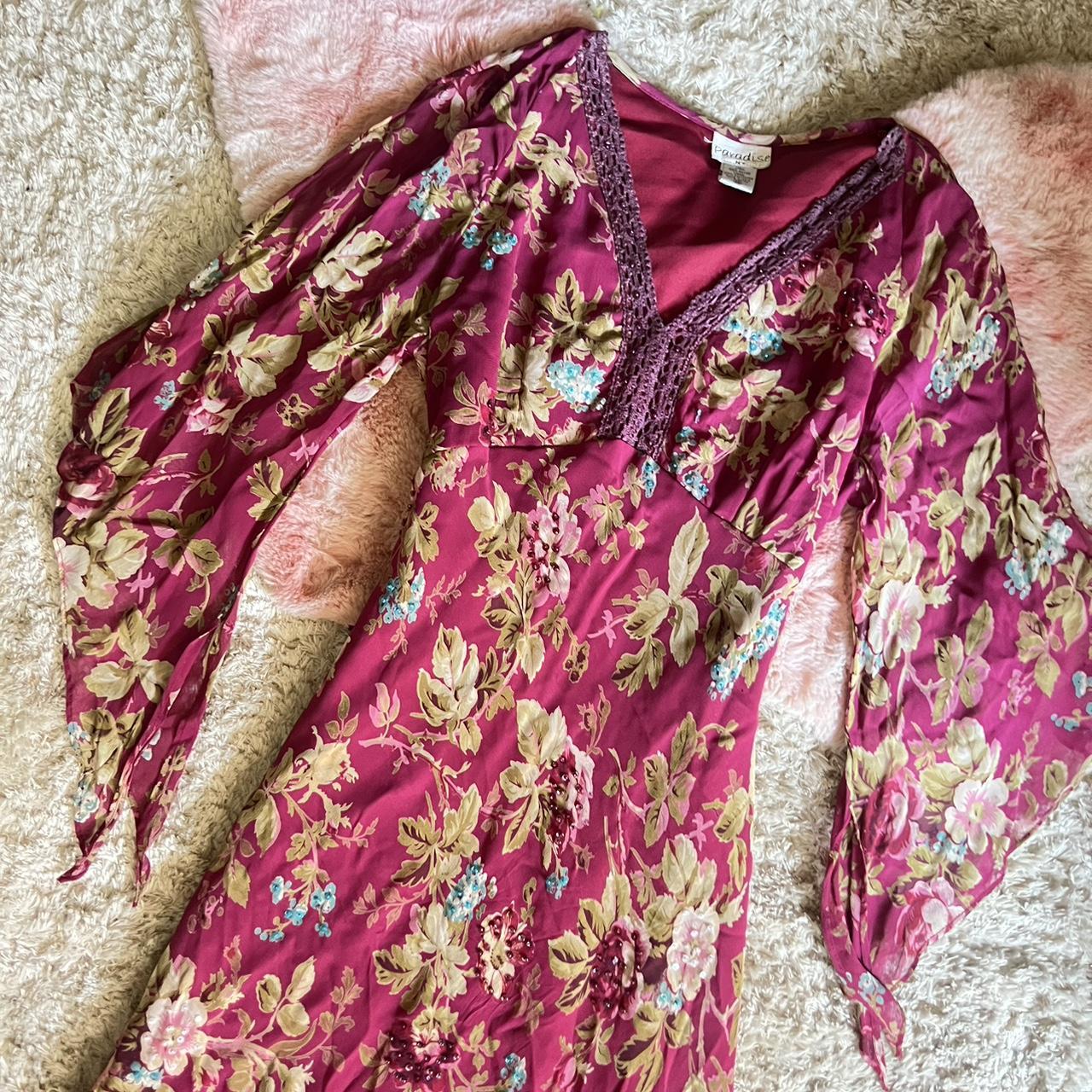 Y2k Bohemian Gypsy/Fairy dress Size M No flaws... - Depop