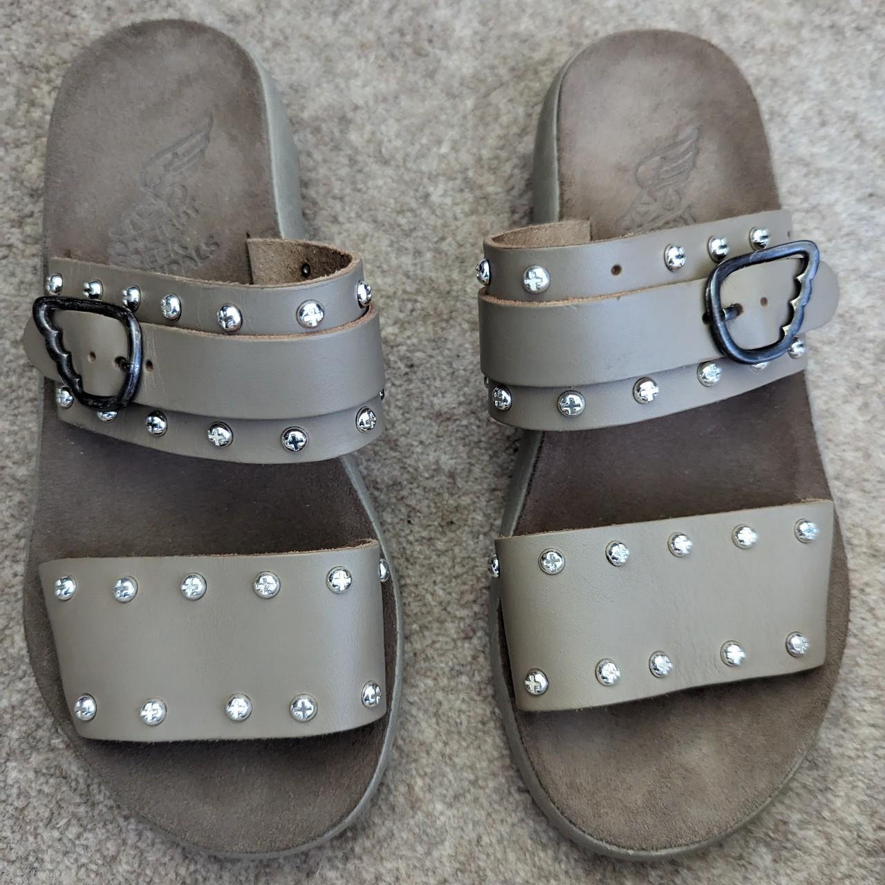 Ancient Greek Sandals with rivets I wore these... - Depop