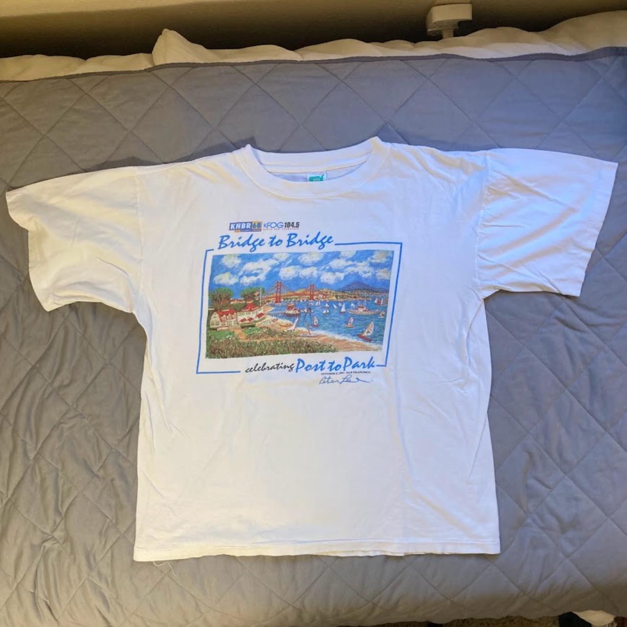 Y2K SF Running Event Shirt, Mens XL It can be worn... - Depop