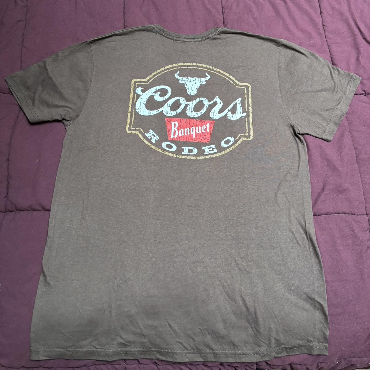 Coors rodeo Tshirt #coors #rodeo #tshirt #beer - Depop