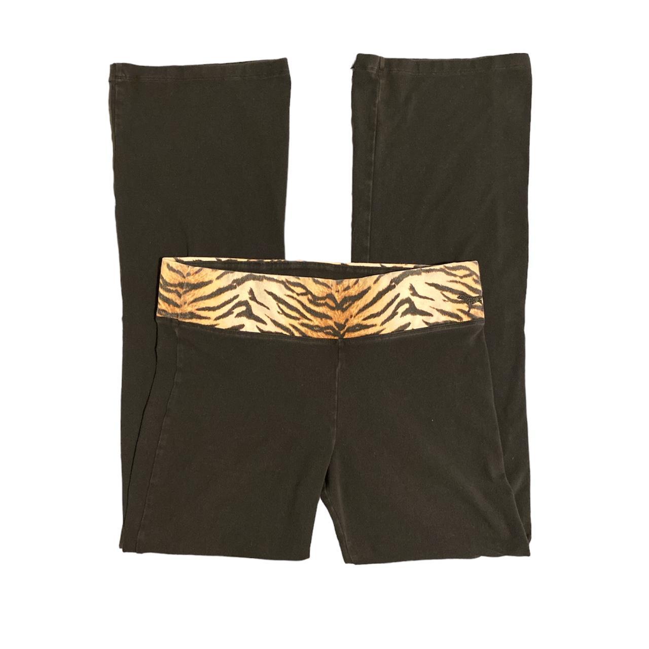 Y2k Cheetah Print Victorias Secret Yoga Flare Depop