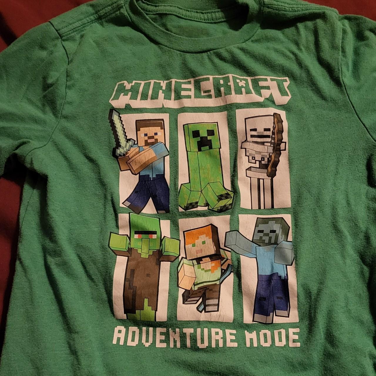 Kids minecraft shirt - no tag Fits an adult xs and... - Depop