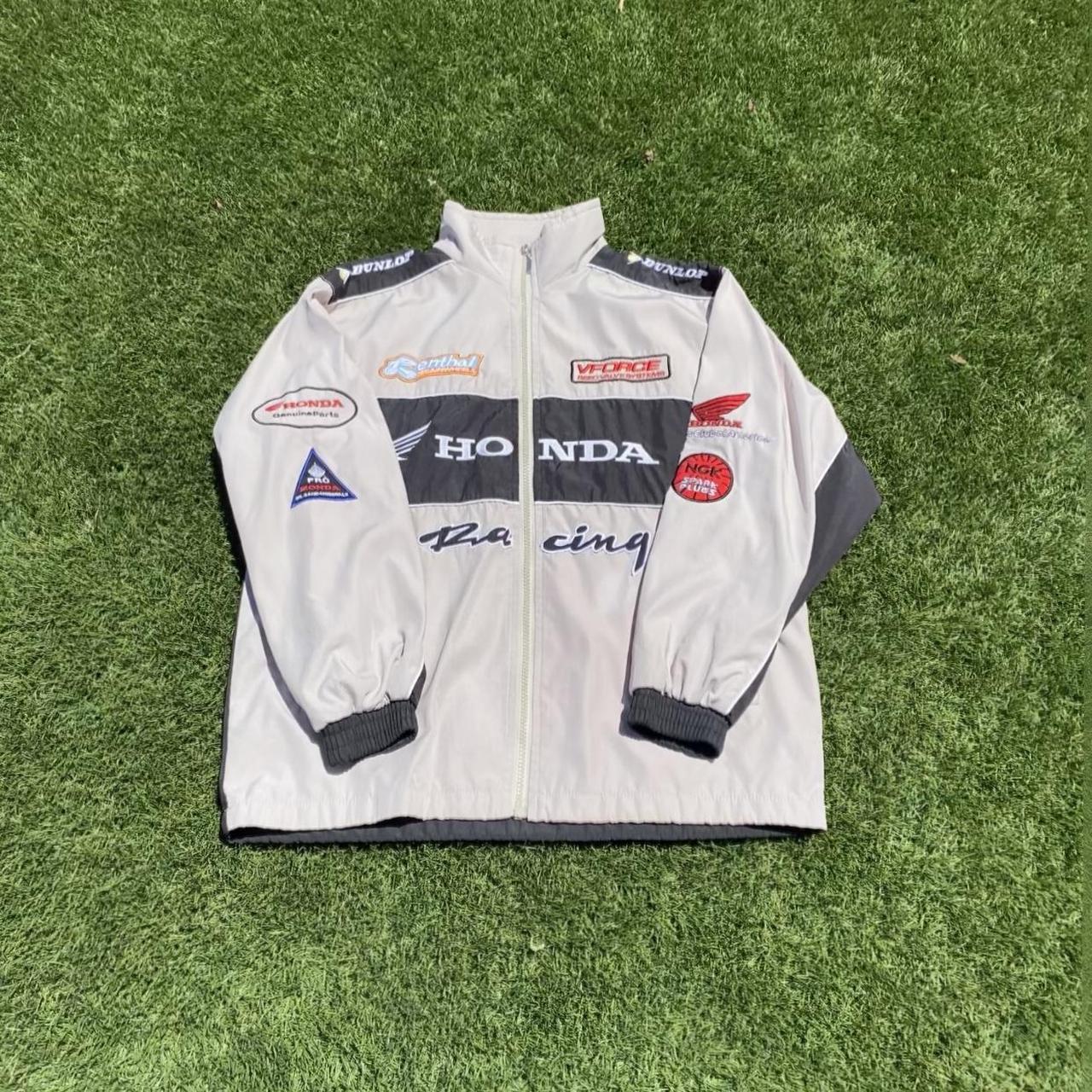 vintage Honda racing team jacket - Depop