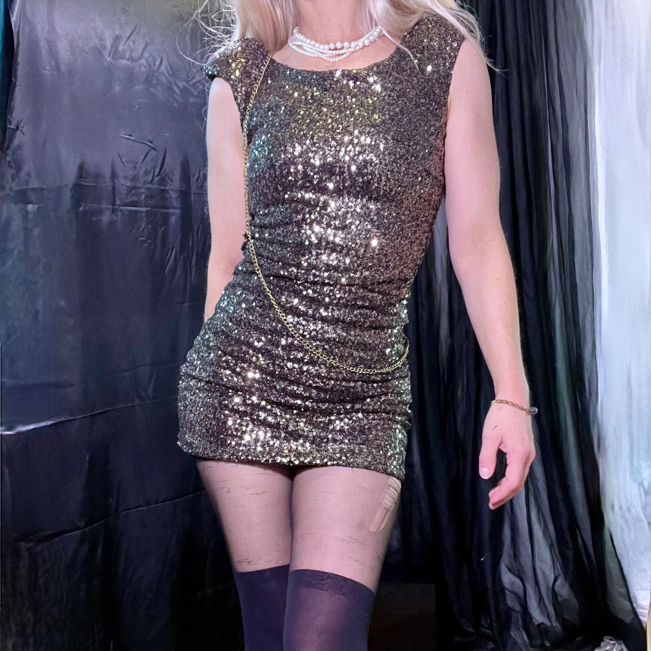 Luxury Designer "MINKPINK" Fireworks Sequin Bodycon... | Depop