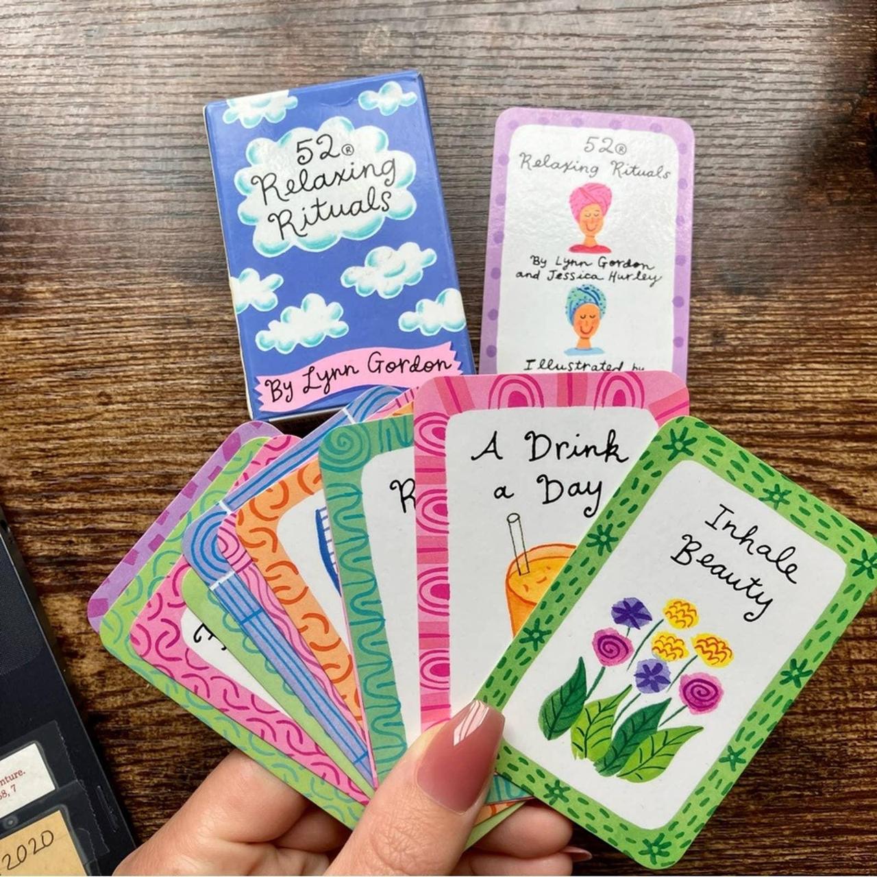 52 relaxing rituals deck of cards gently loved and... - Depop