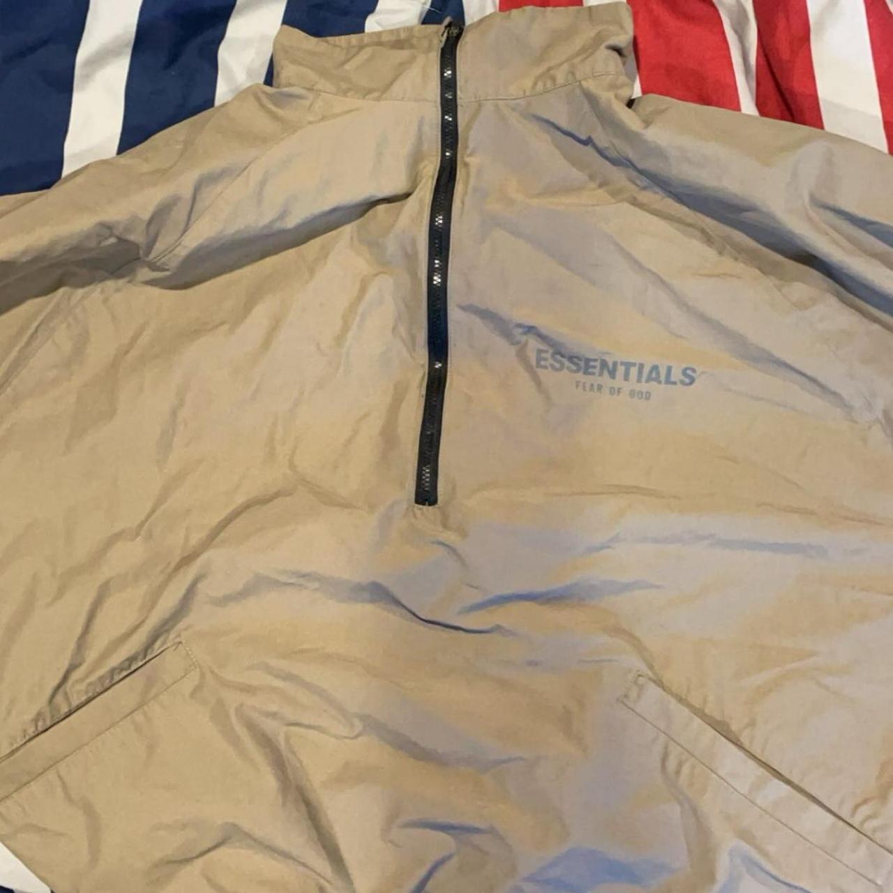Medium essentials jacket used like new Will send... - Depop