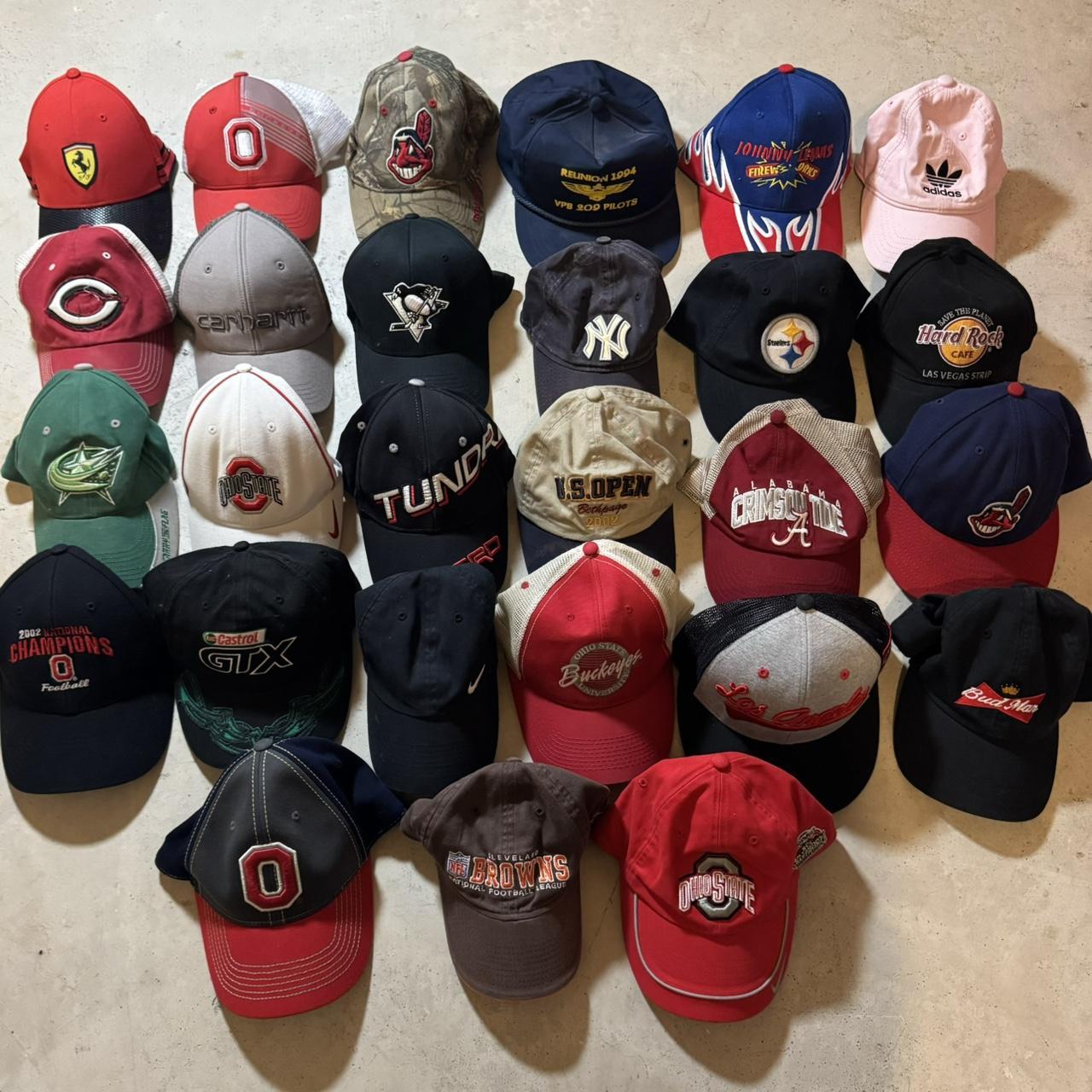 vintage sports cap bundle , message me if you want a... - Depop
