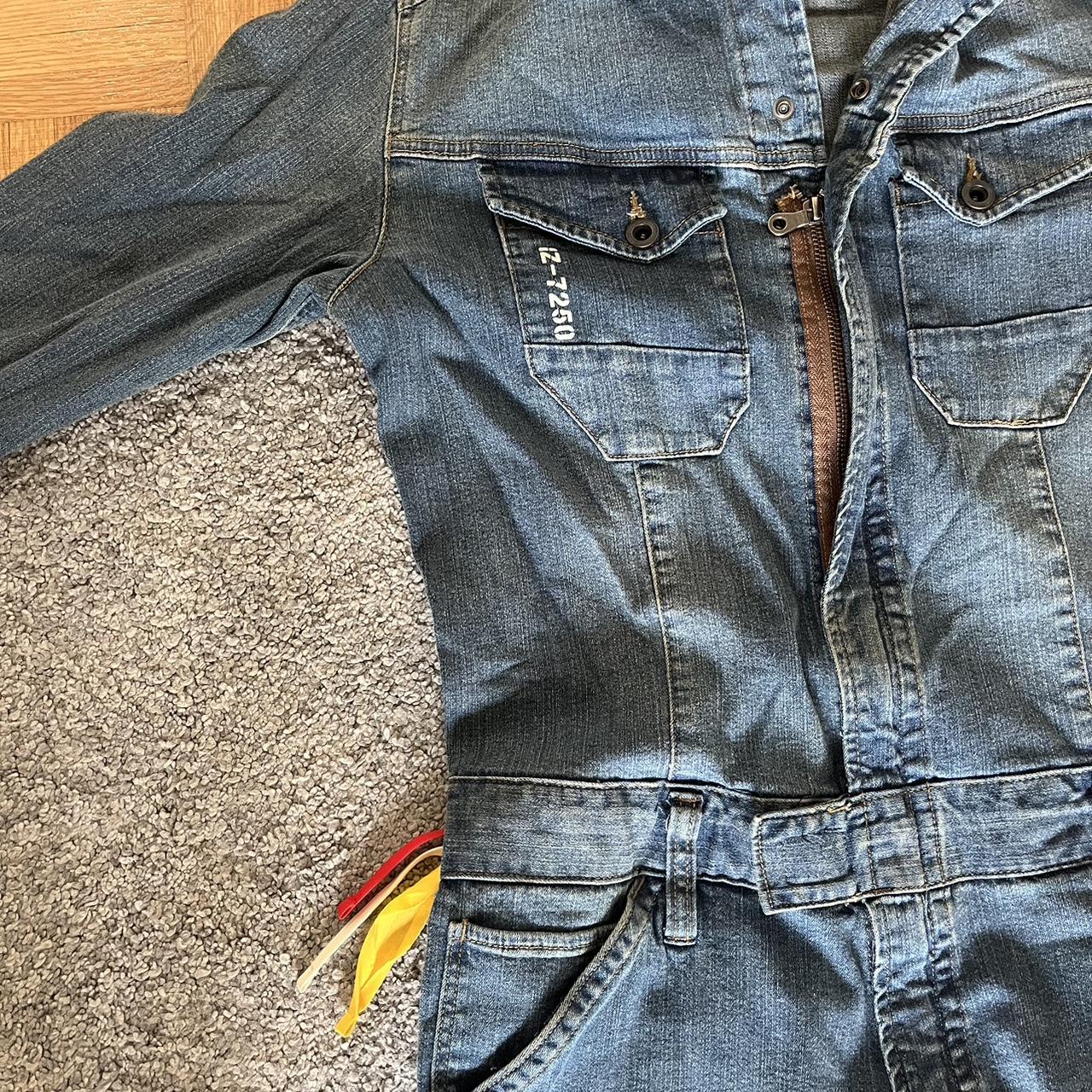 Japanese prison/mechanic style jumpsuit. Fits... - Depop