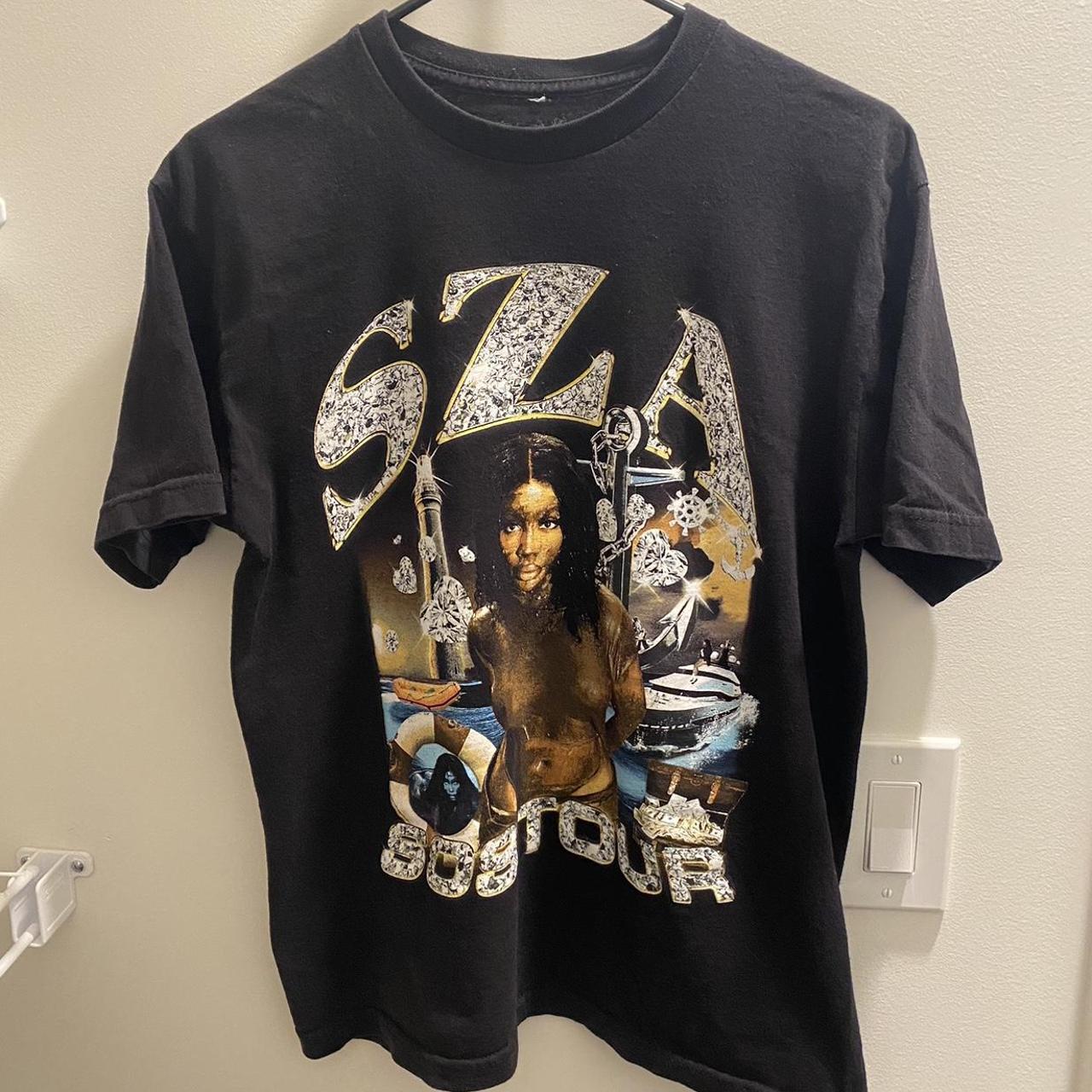 SZA SOS Official Tour Merch Tee Size: Medium 10/10... - Depop