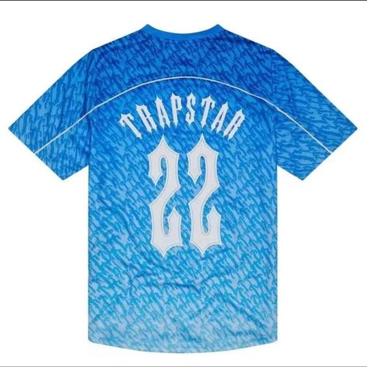 Trapstar Men's Blue T-shirt | Depop