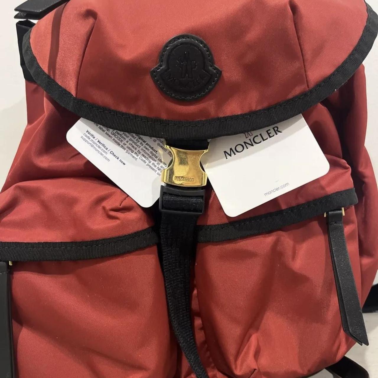 AUTHENTIC moncler dauphine large red new with tags... - Depop
