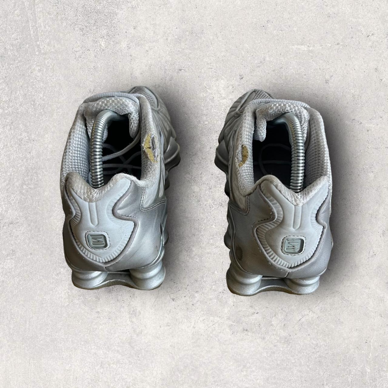 Nike Shox TL ( Metallic Silver ) ️Colour: Silver... - Depop